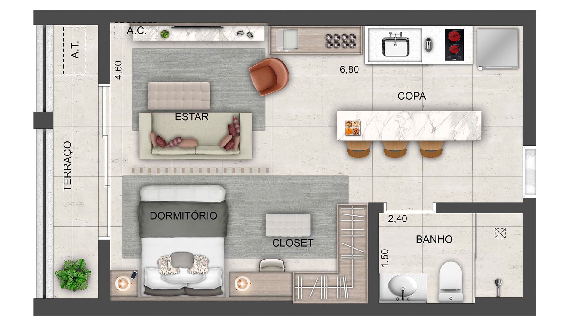 Ledge Brooklin Studios - Exto | Incorporação e Construção